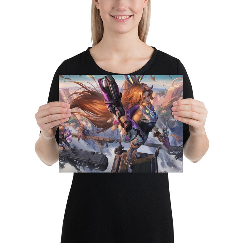 Battle Bunny Miss Fortune Splash Art Poster - League of Legends - 12K ...