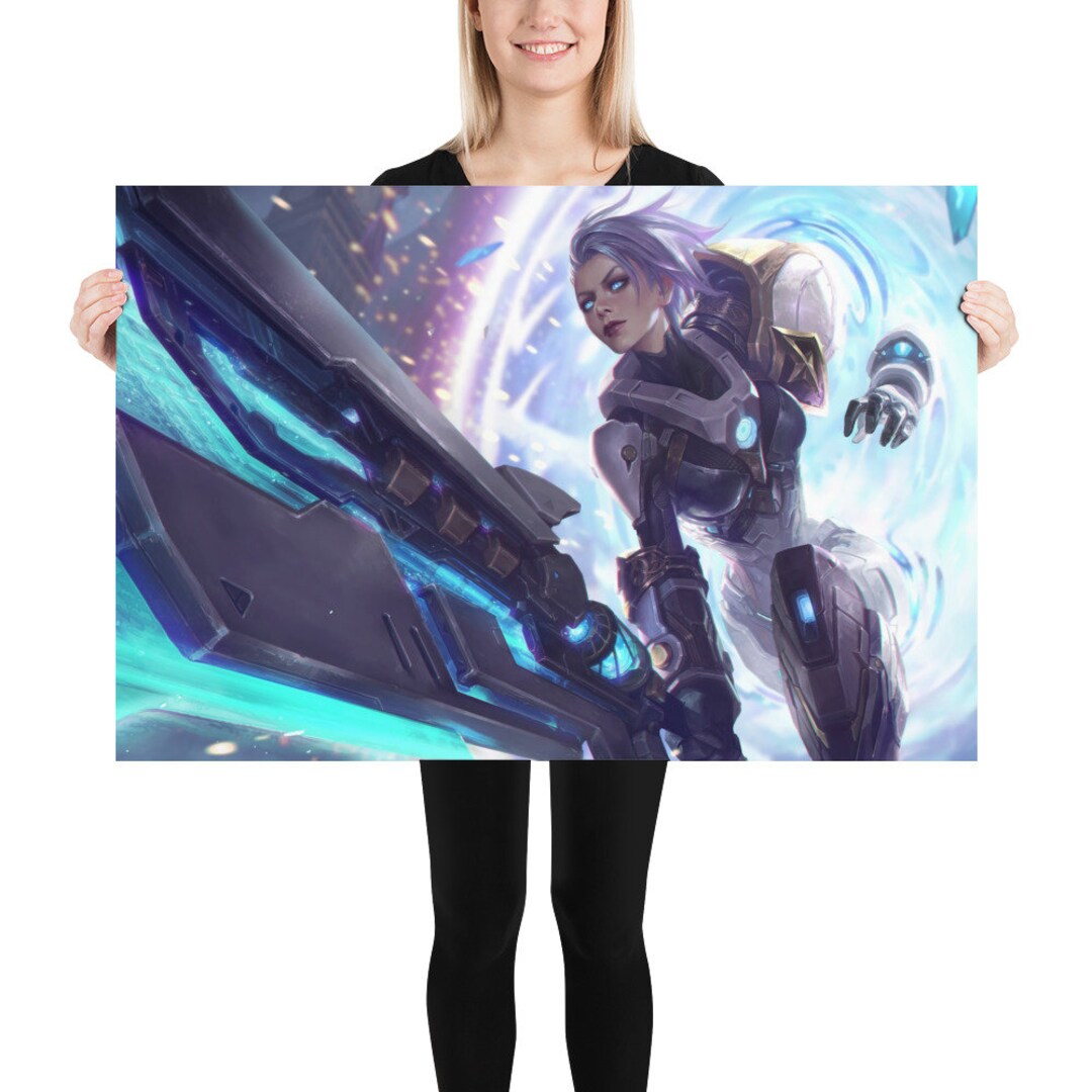 Pulsefire Riven Splash Art Poster - League of Legends - 12K Res - Etsy