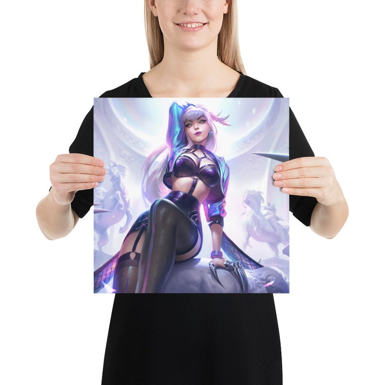 KDA All Out Evelynn Splash Art Poster - League of Legends - 12K Res - Etsy