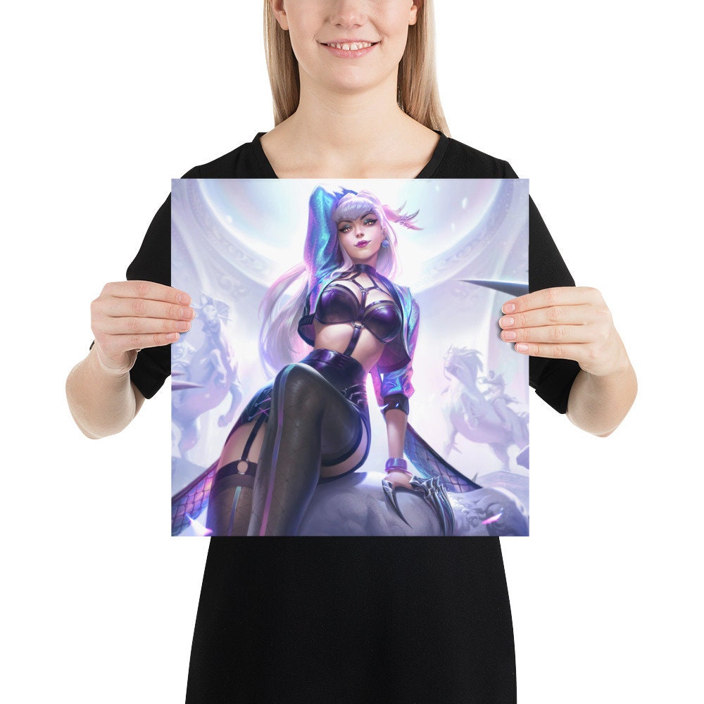 KDA All Out Evelynn Splash Art Poster - League of Legends - 12K Res - Etsy