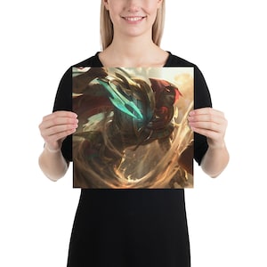 Sand Wraith Pyke Splash Art Poster - League of Legends - 12K Res - Etsy