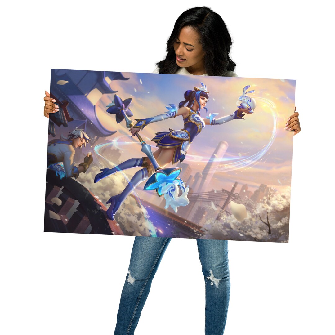 Porcelain Lux Splash Art Poster - League of Legends - 12K Res - Etsy