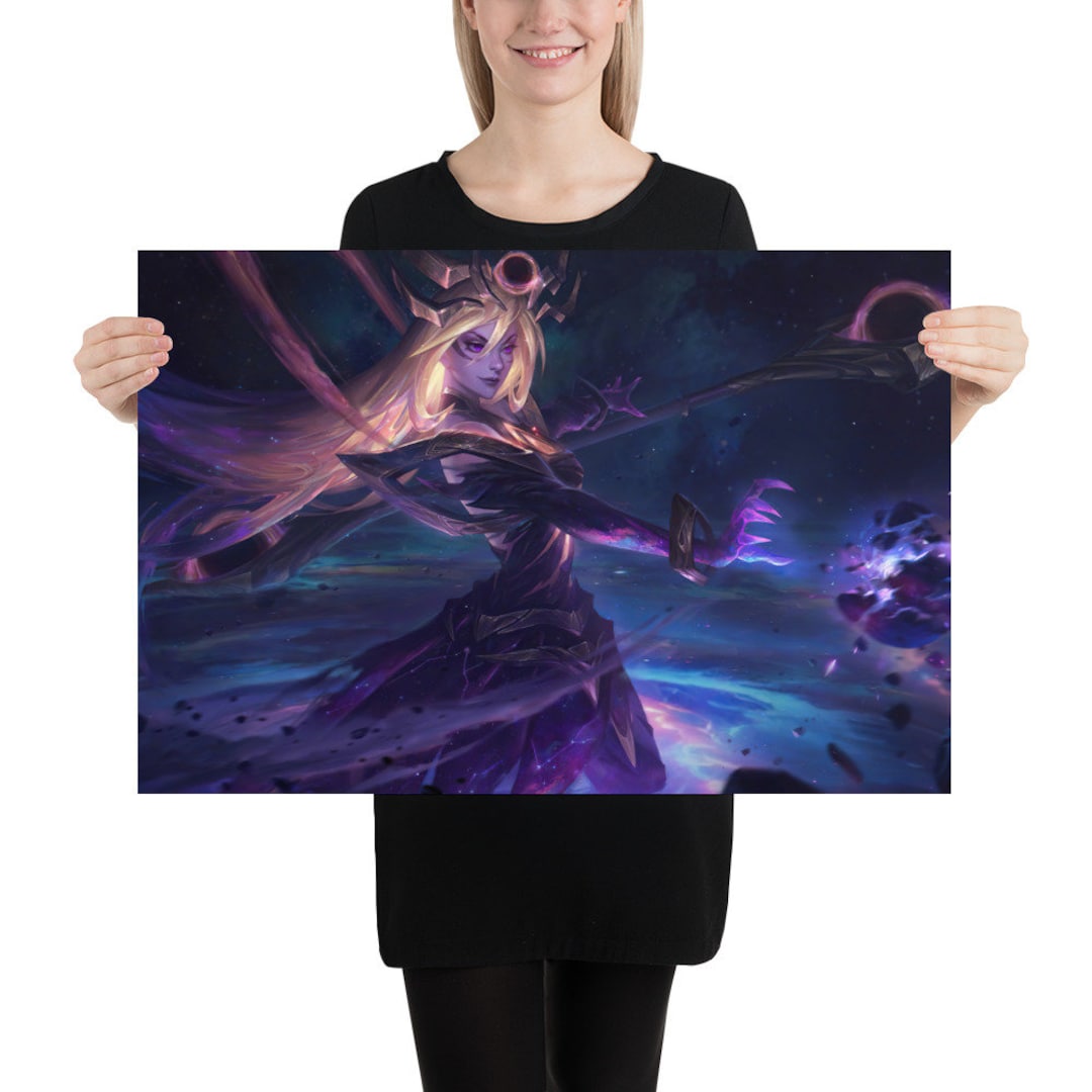 Dark Cosmic Lux Splash Art - Poster League of Legends - 12K Res - Etsy