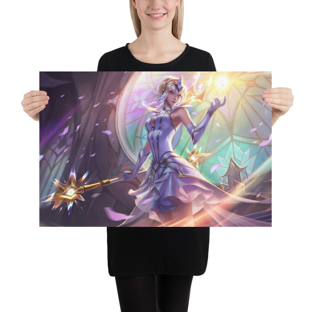 Elementalist Lux Splash Art Poster - League of Legends - 12K Res - Etsy