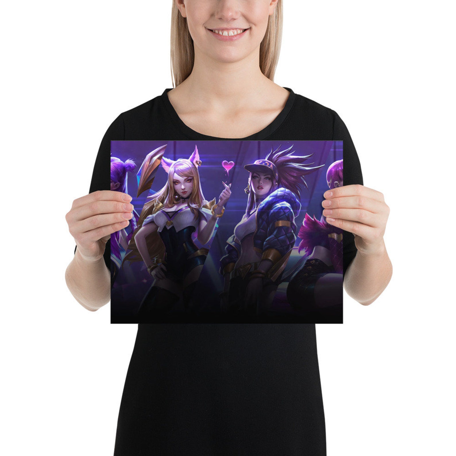 KDA Pop Stars Collage Poster League of Legends 12K Res - Etsy