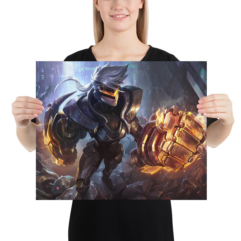 Project Vi Splash Art Poster League of Legends 12K Res - Etsy
