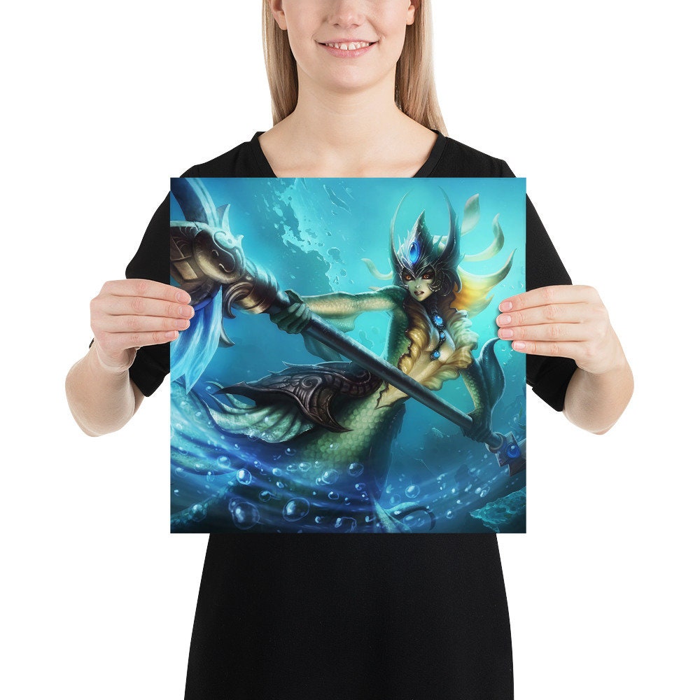 Nami Splash Art Poster League of Legends 12K Res - Etsy