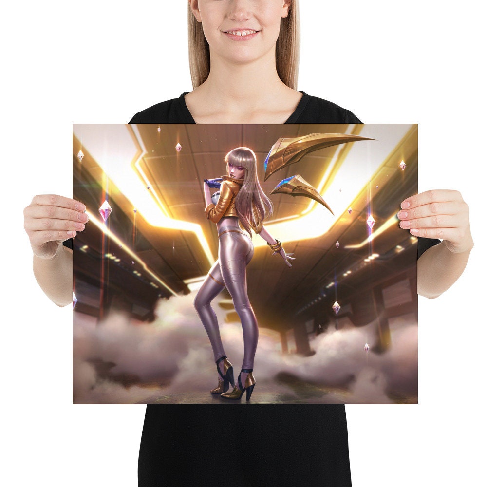 KDA Kai'sa Prestige Edition Splash Art Poster League of Legends 12K Res - Etsy