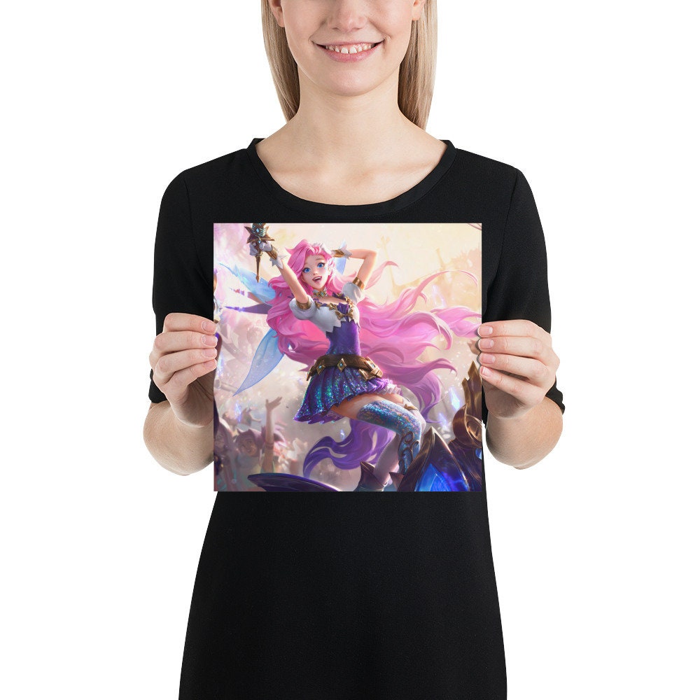 Seraphine Splash Art Poster League of Legends 12K Res - Etsy