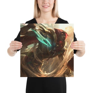 Sand Wraith Pyke Splash Art Poster - League of Legends - 12K Res - Etsy
