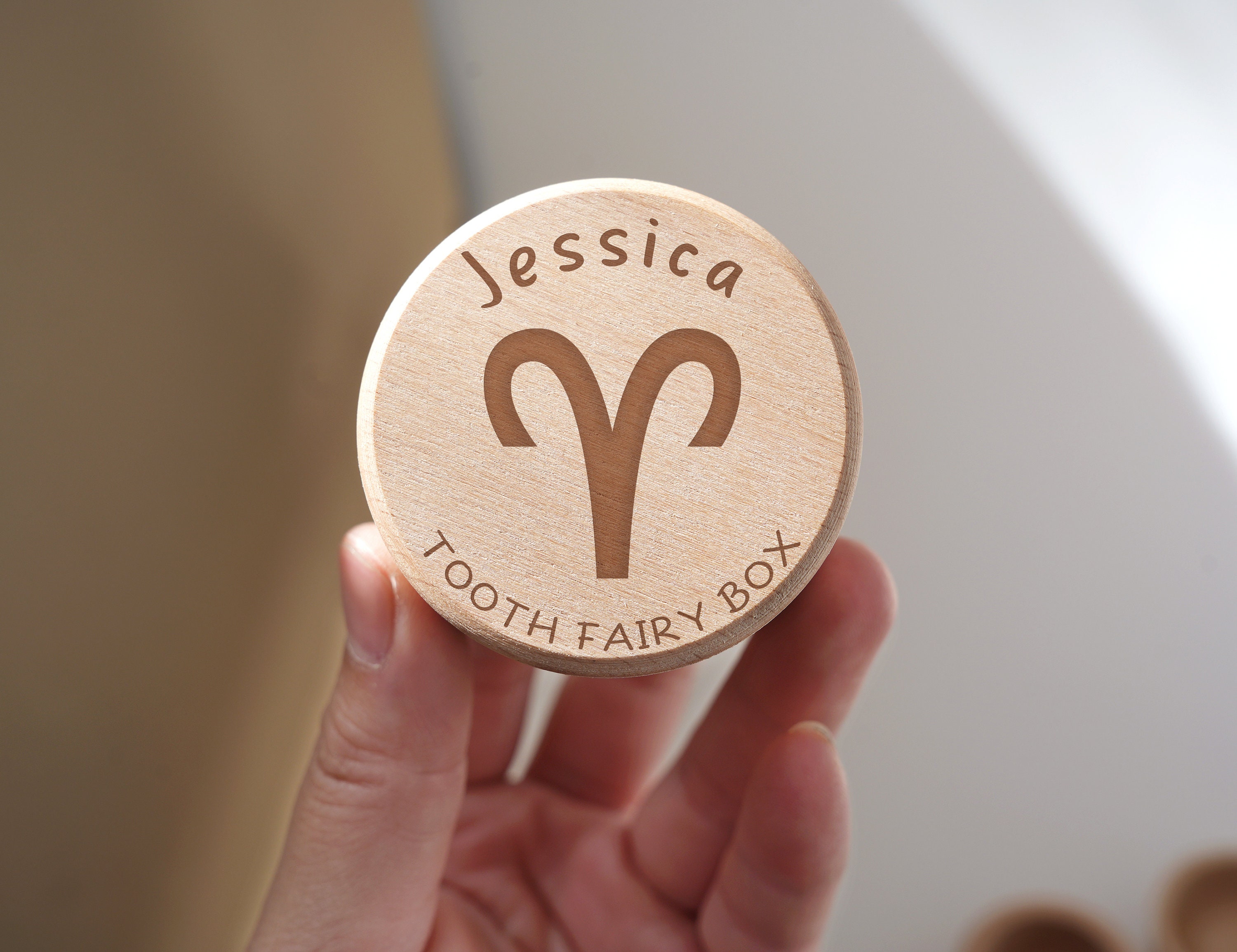Zodiac Sign Tooth Fairy Box, Personalized Beech Wood Box, Custom Boys ...