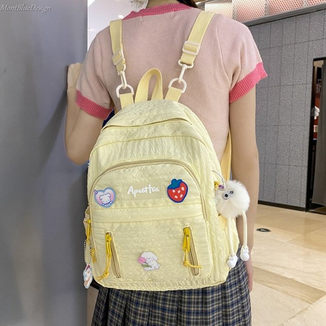 Minimalist Backpack, Candy Color Backpack, Stylish Backpack for Travel ...