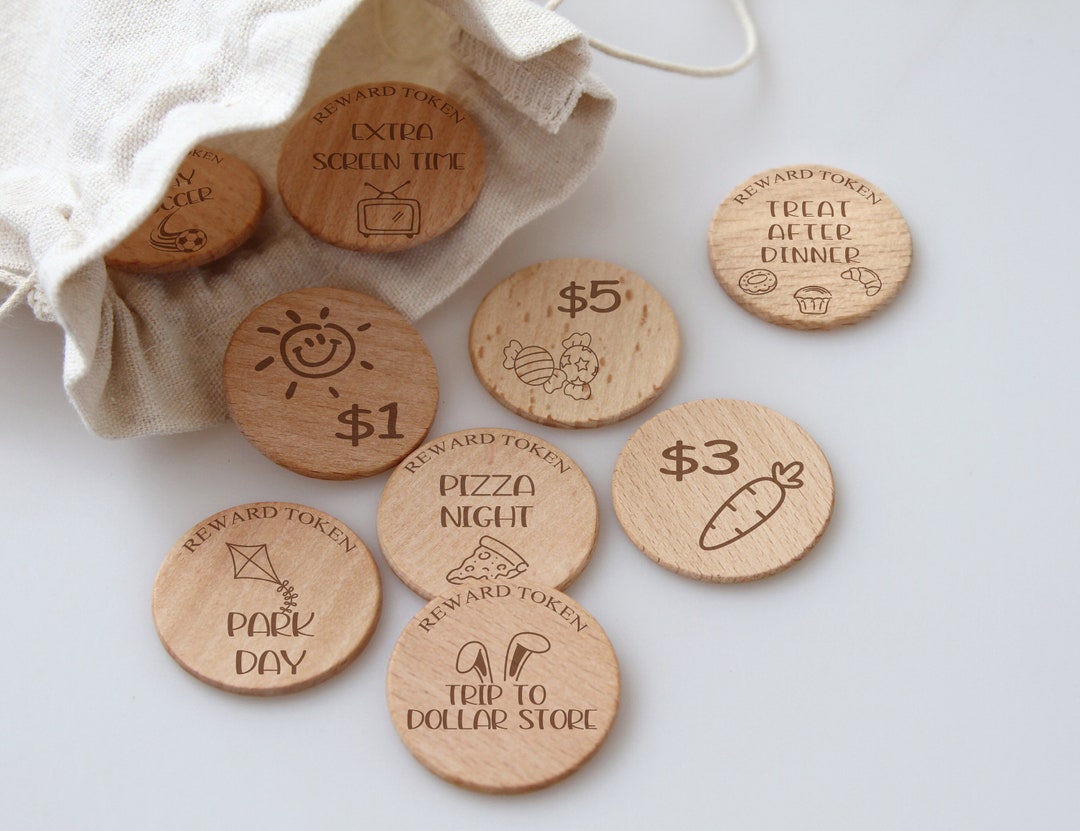 Reward Tokens for Kids, Kids' Incentive Tokens, Task Rewards, Summer ...