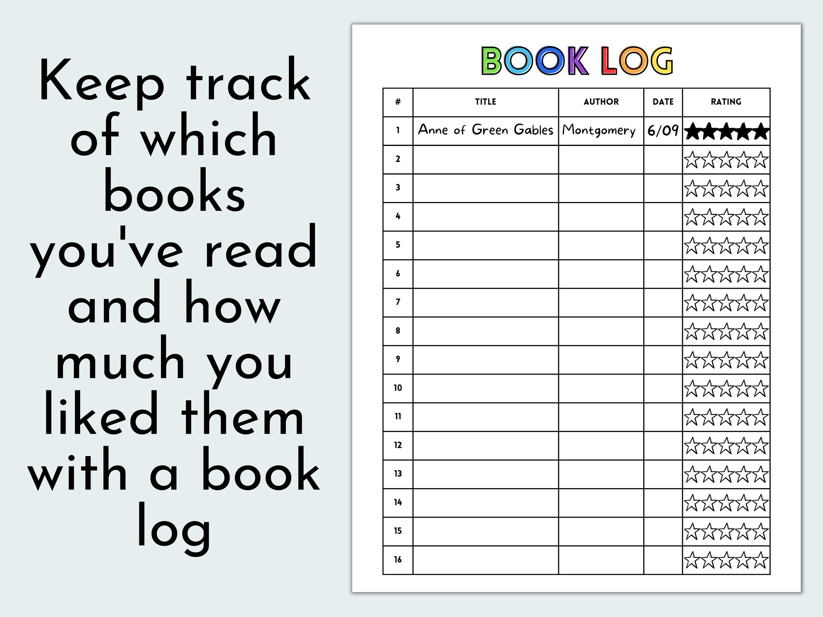 Summer Reading Chart | 100 Book Reading Challenge | Summer Reading Log ...