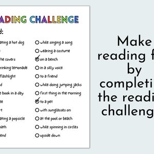 Summer Reading Chart | 100 Book Reading Challenge | Summer Reading Log ...