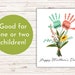 Mother's Day Printable Handprint Craft for Kids and Babies Floral ...