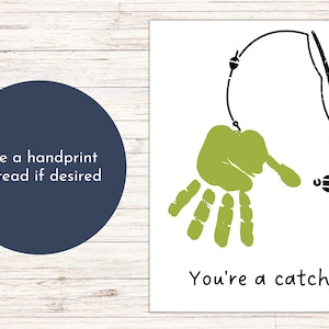 Printable Fish Footprint Craft for Kids & Babies | You're a Catch ...