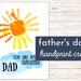 Father's Day Printable Sunshine Handprint Craft for Kids & Babies ...