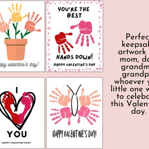 Valentine's Day Printable Handprint Footprint Craft for Kids & Babies ...