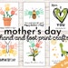 Mother's Day Printable Handprint Flower Pot Craft for Multiple Children ...
