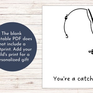 Printable Fish Footprint Craft for Kids & Babies | You're a Catch ...