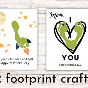 Mother's Day Printable Handprint Craft for Kids & Babies Bundle ...