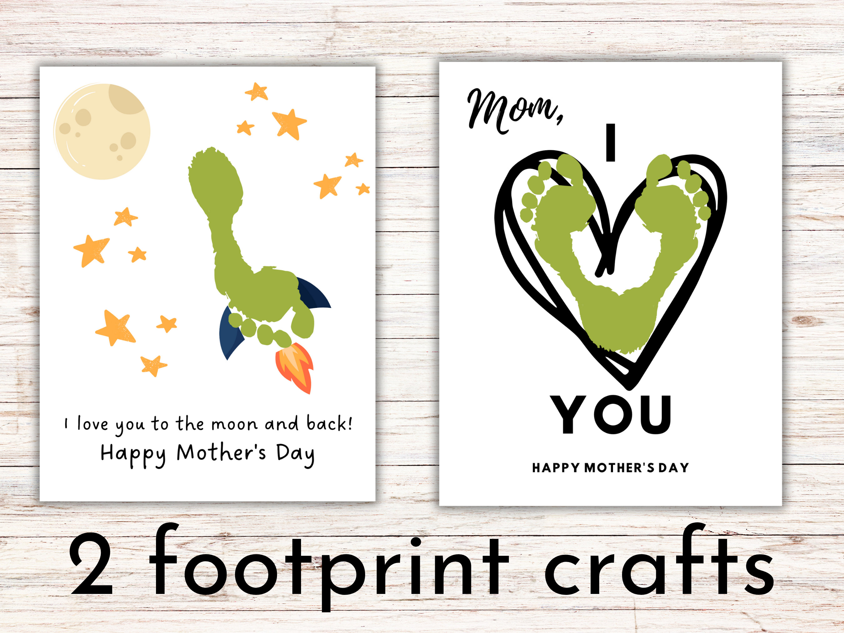 Mother's Day Printable Handprint Craft for Kids & Babies Bundle ...