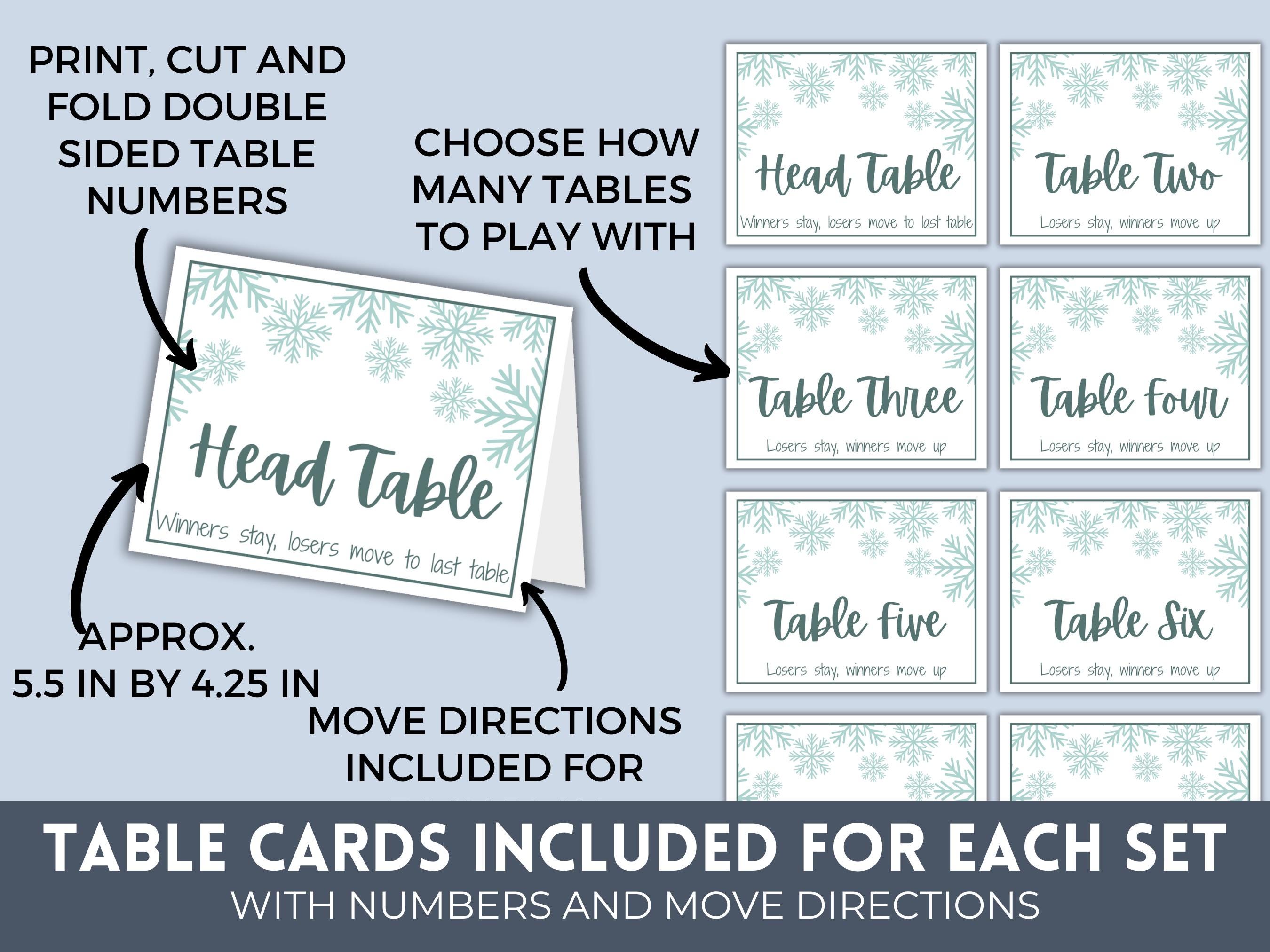 Year of Bunco | 14 Bunco Sets | Printable Seasonal Bunco Scorecards ...