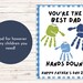 Father's Day Printable Handprint Craft for Kids & Babies Best Dad Hands ...