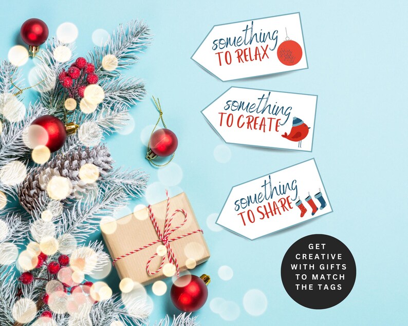 Printable Want Need Wear Read Gift Tags | Something You Want Christmas ...