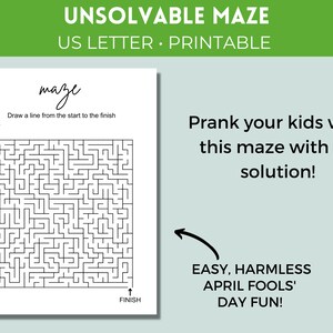 April Fools' Day Prank Printable Activities | Unsolvable Word Search ...