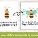Mother's Day Printable Handprint Craft for Kids and Babies Bee | DIY ...