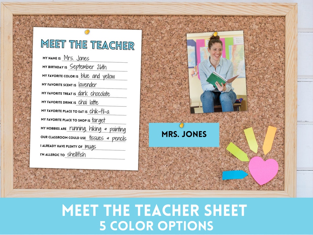 Conozca al maestro imprimible / Encuesta de agradecimiento a los ...