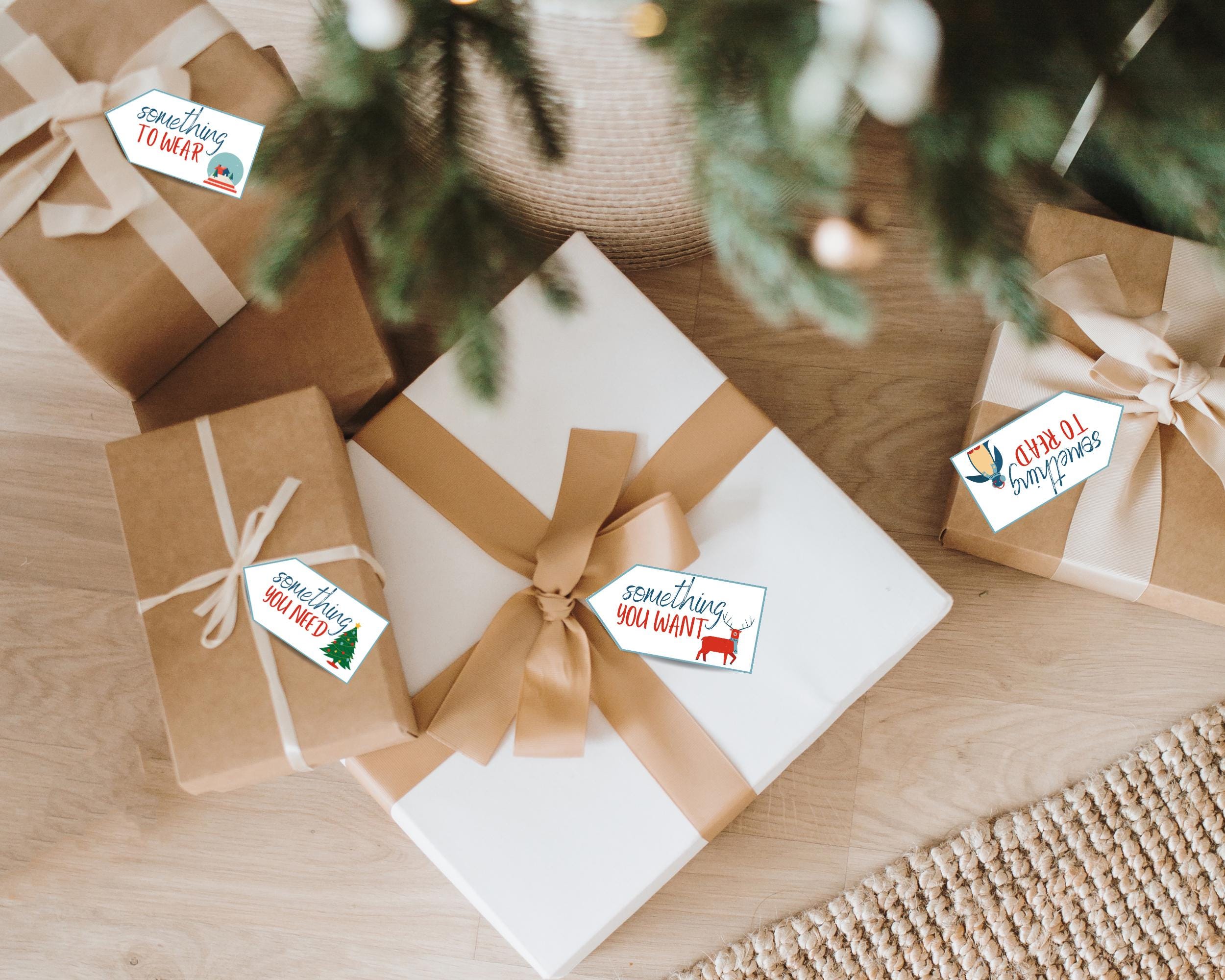 Printable Want Need Wear Read Gift Tags | Something You Want Christmas ...