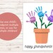Grandparents Day Printable Handprint Flower Pot Craft for Multiple ...