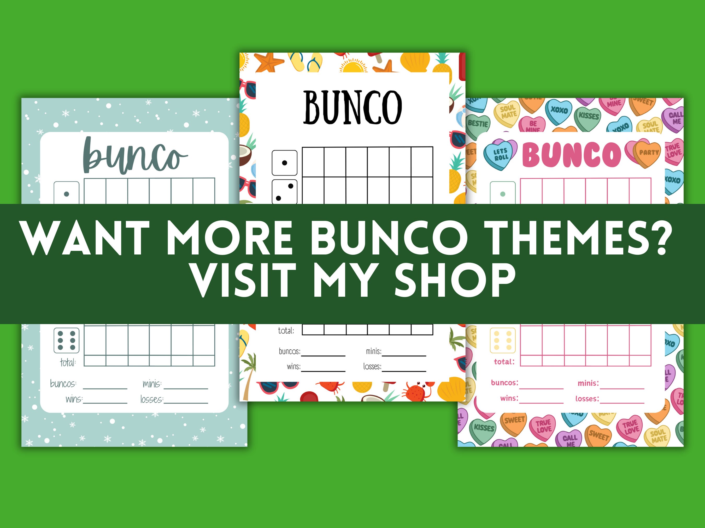 Printable Good Luck Charms Bunco Score Sheets | St Patrick's Day March ...