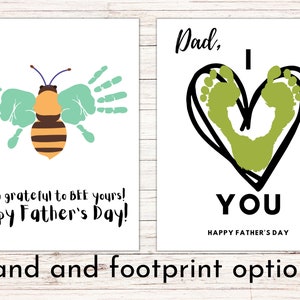 Father's Day Printable Handprint Craft for Kids & Babies Bundle ...