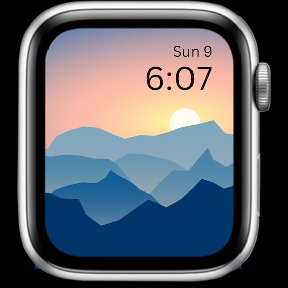 Apple Watch Mountain Scenes Wallpaper - Etsy