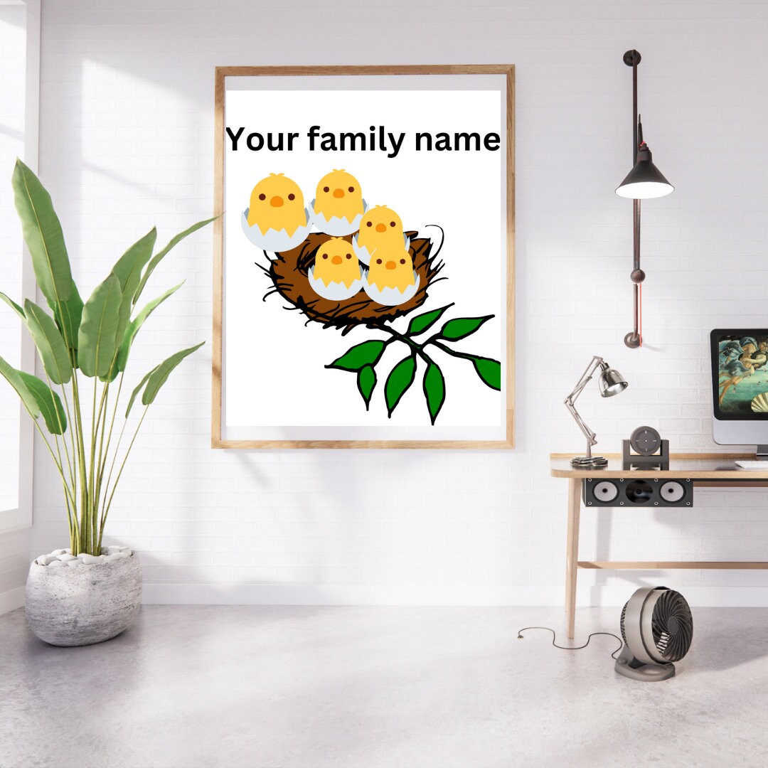 Personalized Family Print, Personalized Family Poster, Family Print ...