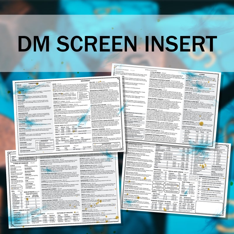 Dungeon Master Screen - Etsy