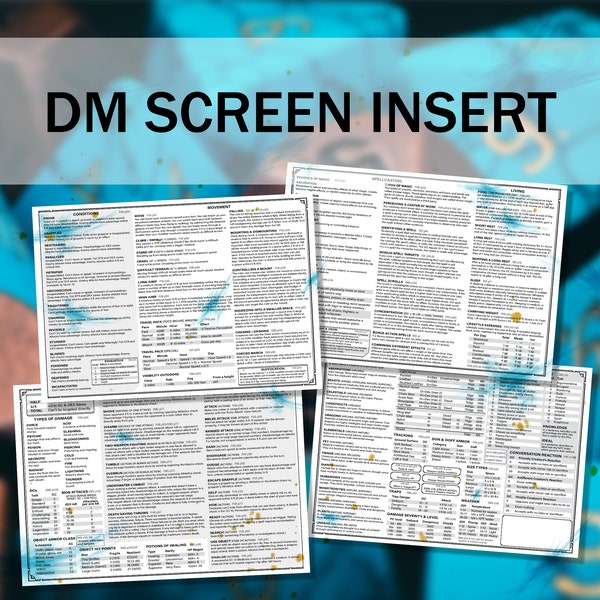 Dungeon Master Screen - Etsy