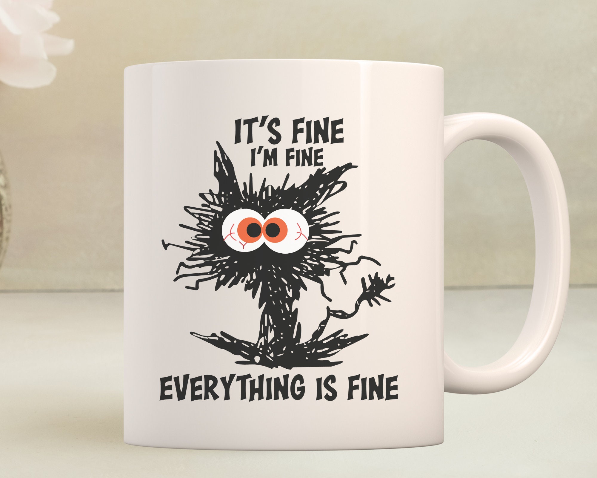 It's Fine I'm Fine Everything is Fine SVG I'm - Etsy