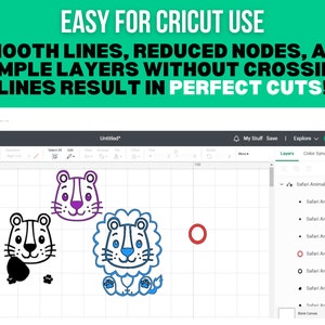 Safari Animals SVG Bundle, Safari Svg, Jungle Animals SVG Set, School ...