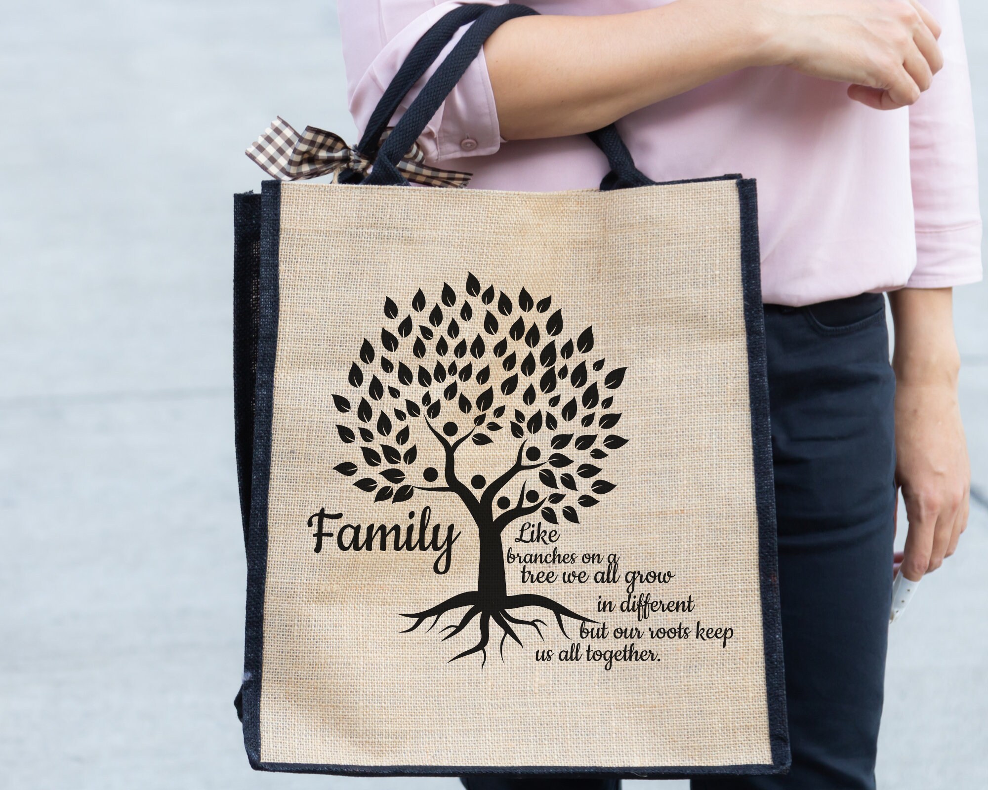 Family Tree With Quotation Svg, Family Reunion Svg, Tree of Life Svg ...