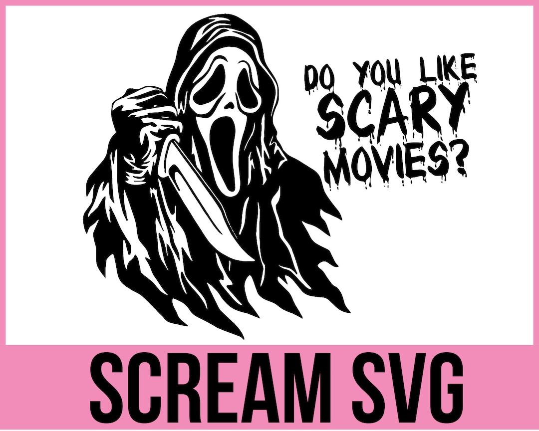 Scream Svg, Ghost Face Svg, Horror Svg, Halloween Svg, Scream Ghost ...