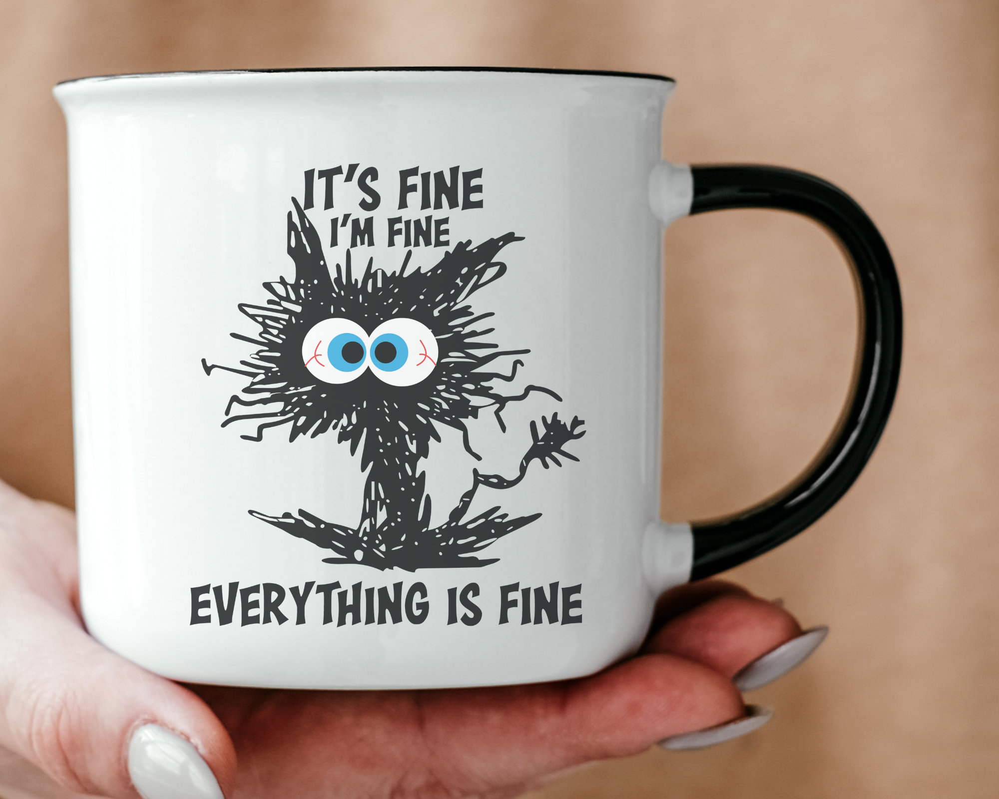 It's Fine I'm Fine Everything is Fine SVG I'm - Etsy Australia