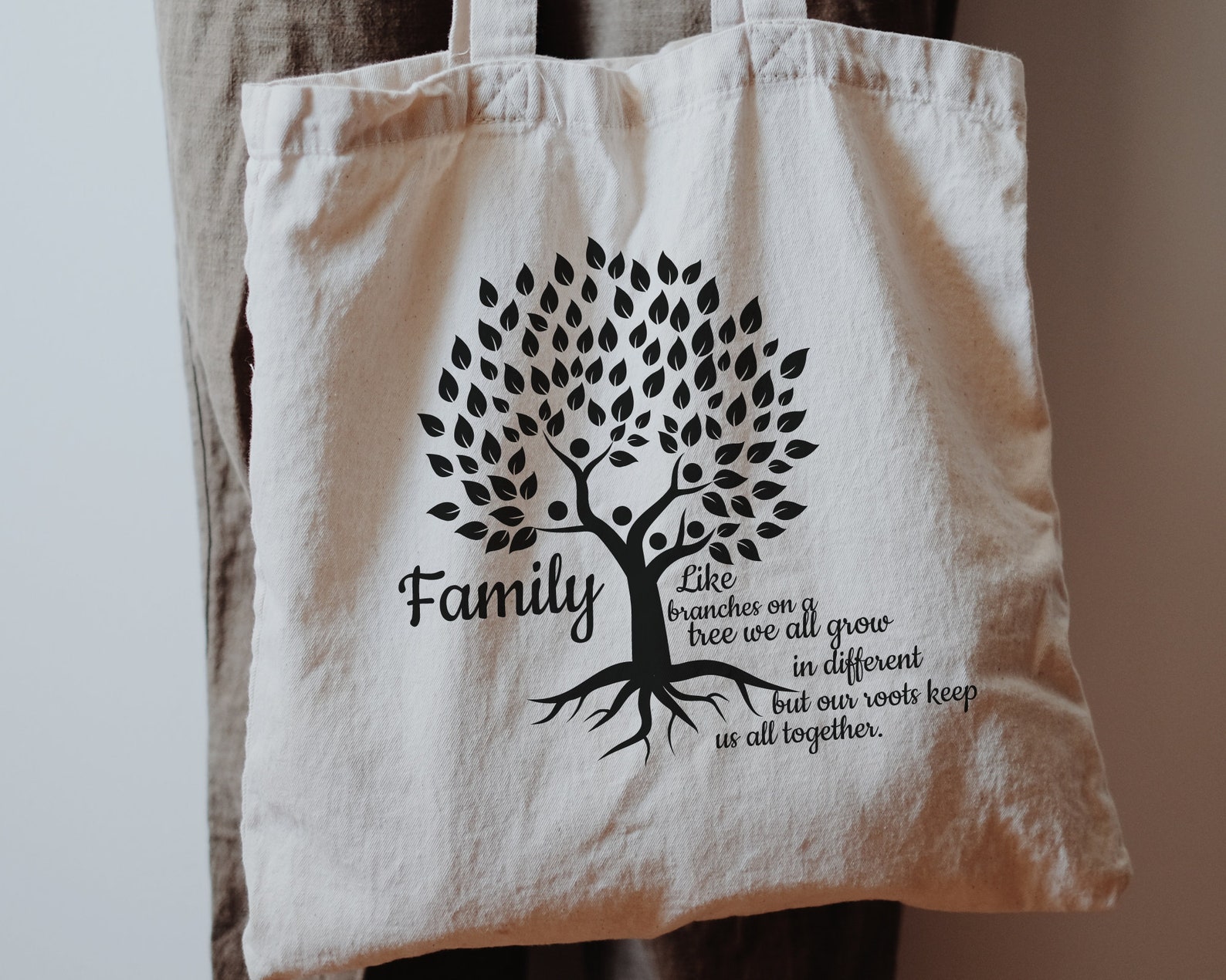 Family Tree With Quotation Svg, Family Reunion Svg, Tree of Life Svg ...