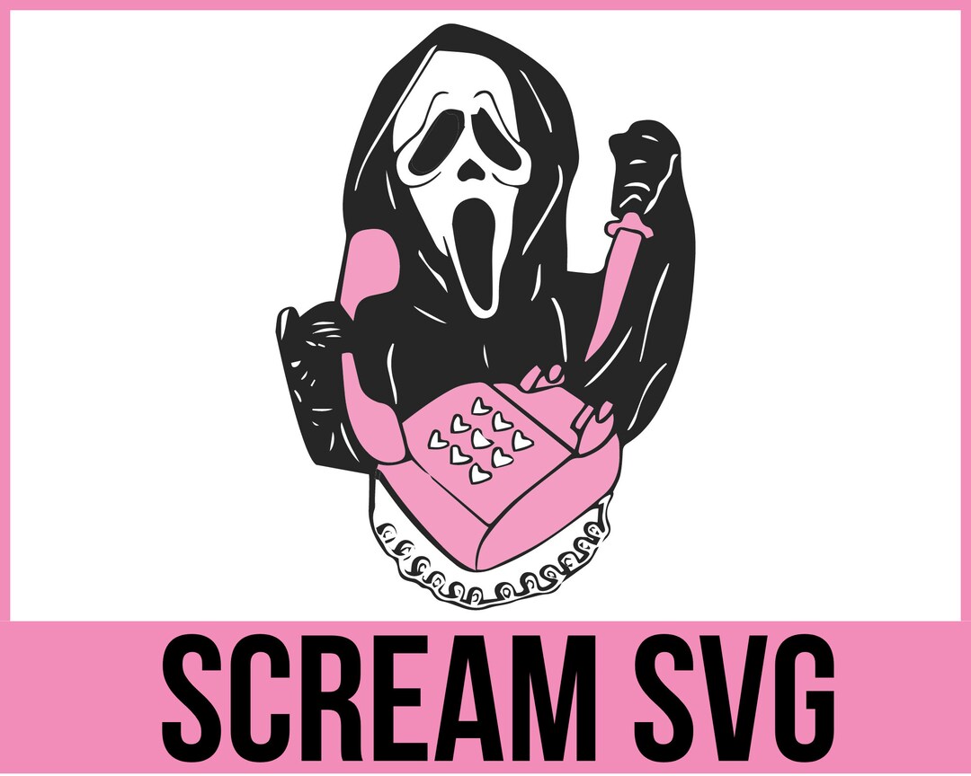 Scream Svg Ghost Face Svg Horror Svg Scream You Hang up - Etsy Canada