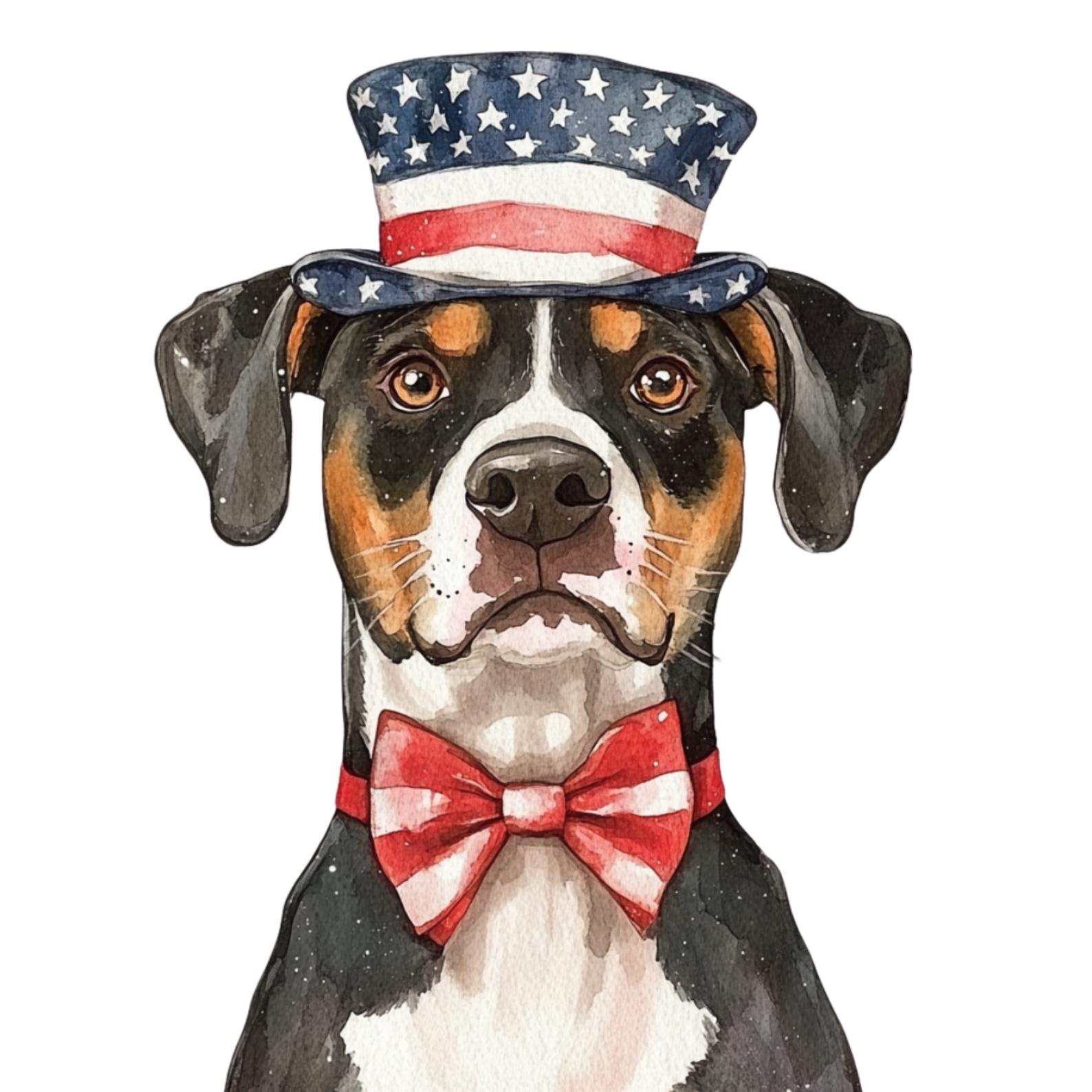 40+ 4th of July Dog Clipart Bundle, Patriotic Dog Bundle PNG ...