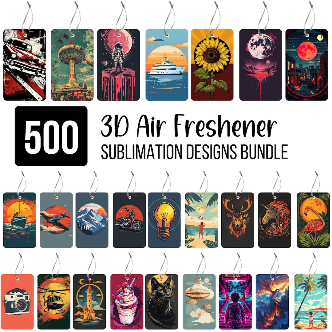 500 Air Freshener Sublimation Bundle, Car Air Freshener Png, Funny Air ...